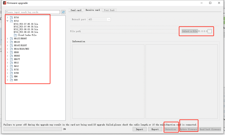 Step-by-Step Guide for HUIDU Control Card Firmware Updata